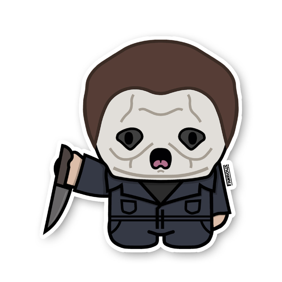 Masked Slasher Buddy Sticker – Haks